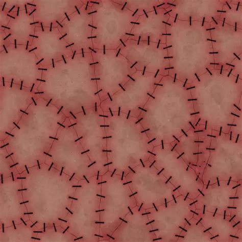 Stampled Human Skin Pbr Texture