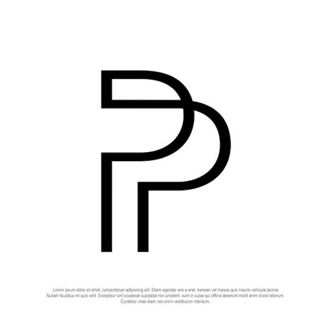 Premium Vector Pp Monogram Company