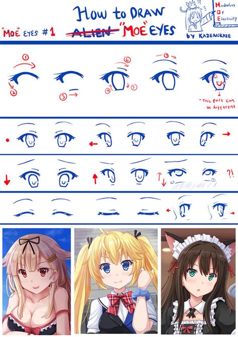 Moe Eyes Tutorial 1 By Kazenokaze On Deviantart