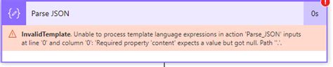 Airflow Parse Json Error Required Property Expects A Value But Got Null Stack Overflow