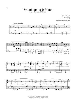 Symphony In D Minor César Franck Mvt 2 Sheet Music For Piano Flute