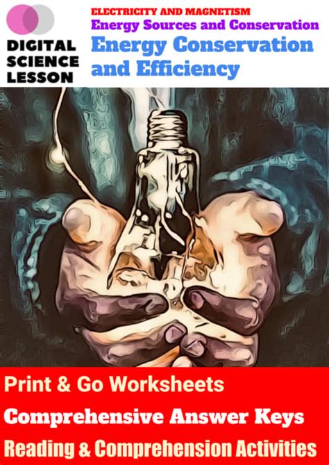 Energy Conservation And Efficiency By Digital Science Lesson Tpt