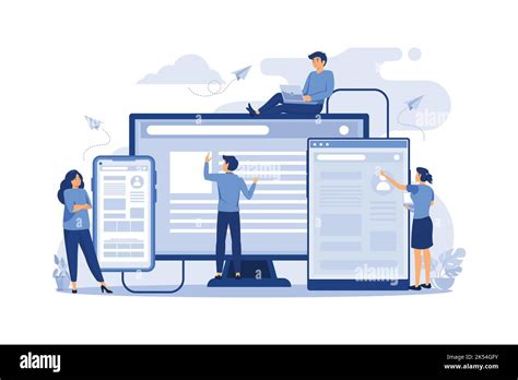 Creating Working Stock Vector Images Alamy