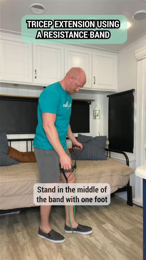 How To Do Tricep Extension Using A Resistance Band Artofit