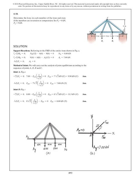 Chapter 6 Structural Analysis 8th Edition Solution