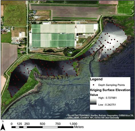 Figure A6 The Kriging Spatial Analysis Completed In Arcmap 10 3 To