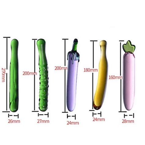 Nxy Anal Sex Toys Glass Banana Dildo Artificial Penis Eggplant Dildos