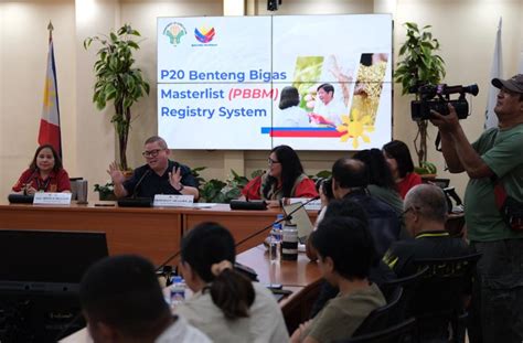 Da Launches P20 Benteng Bigas Masterlist Pbbm Registry System For Wider Affordable Rice Access