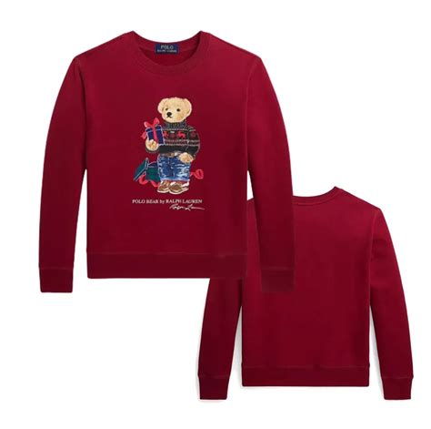 폴로랄프로렌 보이즈 플리스 베어 레드 맨투맨 상품 상세 크로켓