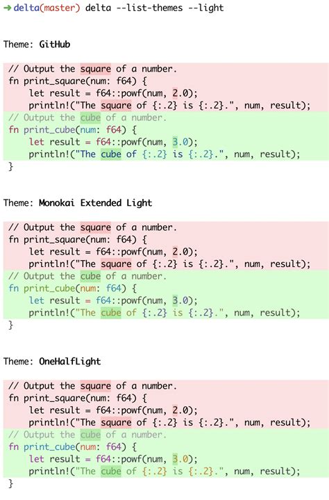 Github Tools Env Delta A Viewer For Git And Diff Output