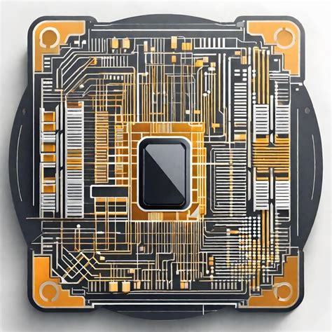 Premium Photo Advanced Microchip Architecture