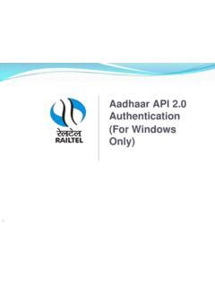 Aadhaar API Authentication For Windows Only Aadhaar Api Authentication For Windows