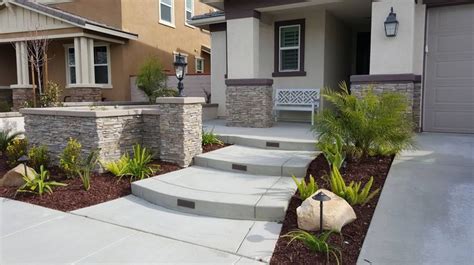 Front Yard Landscaping With Steps