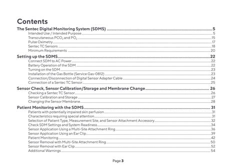 Sentec Digital Monitoring System Instruction Manual Software Version Sw