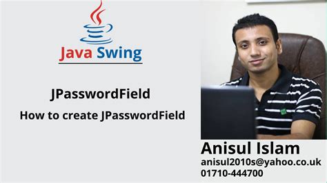 Java Swing Bangla Tutorial 26 How To Create Jpasswordfield Youtube