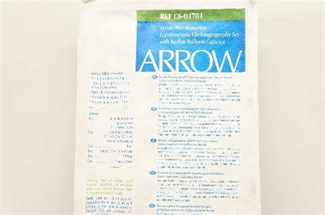 Arrow Cs 01701 Laparoscopic Cholangiography Set Karlan Balloon Cath 4f Imedicsales