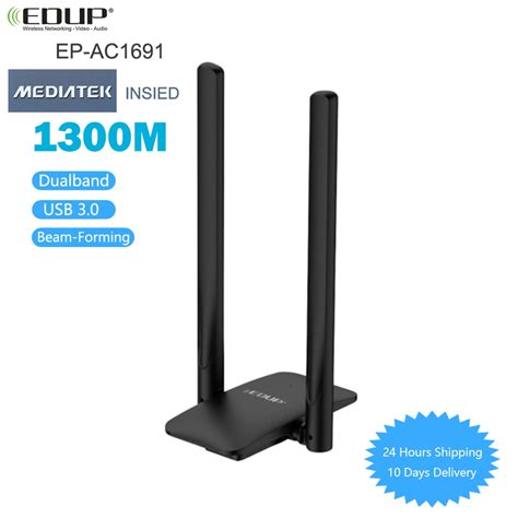 EDUP 1300Mbps USB 3 0 WIFI Adapter Dual Band 5Ghz Grandado