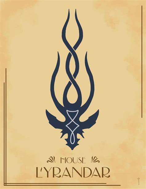 House Lyrandar An Art Print By Claudio Pozas Heraldry Design Fantasy Faction Flag Art