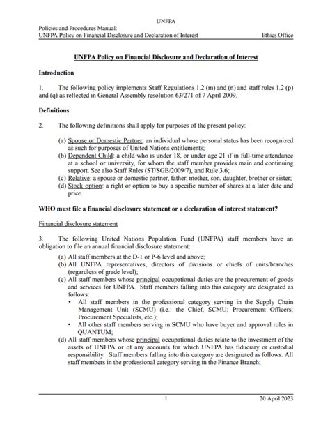 Policy And Procedures For Fixed Asset Management