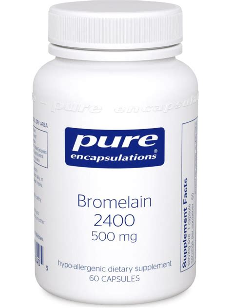 Bromelain 2400 500 Mg 60 Vcaps Herbs Direct