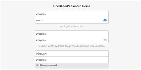 How To Show Or Hide Password Input Box Content Webanaya A Full