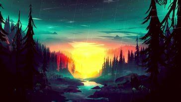 Morning In The Forest Animated Wallpaper For Desktop