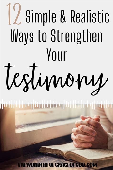 Tips And Tricks For Building Strengthening And Sharing Your Testimony Testimony Lds