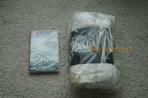 젤다의 전설 티어스 오브 더 킹덤 발매 특전 무릎 담요와 함께 배송받았습니다 싸인펜의 Lifelog