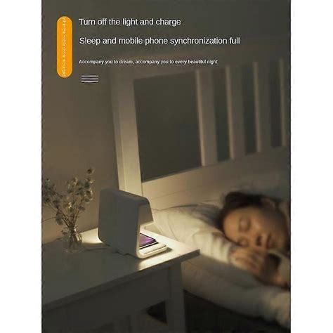 Alarm Clock With Wireless Charging And Lights Dimmable Digtial Alarm Clock Charging Station For