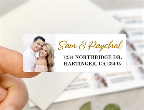 Custom Photo Return Address Labels Print Your Logo Or Image On Return Address Mailing Labels