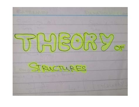 SOLUTION Engineering Theory Of Structures Formulas Studypool