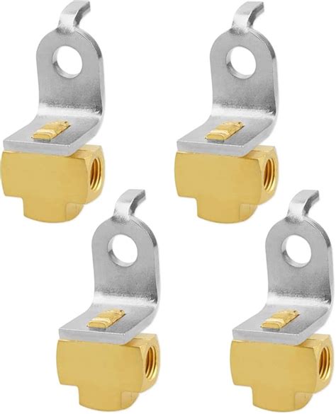 Universal 3 Way Female Brake Line Tee For 3 16inch Tube With Mounting Bracket For Inverted Flare