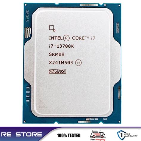 Used Intel Core I7 13700K I7 13700K 3 4 GHz 16 Core 24 Thread CPU Processor L3 30M 125W LGA 1700
