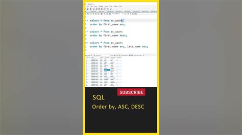 sql interview questions and answers sql order by asc desc sql