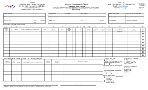 Form Tc95 303c Schedule C Fill Out Sign Online And Download Fillable
