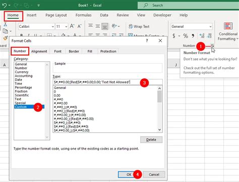 create custom number formats in excel brainbell