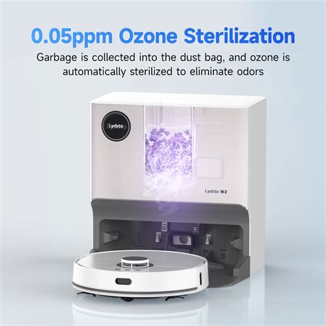 Lydsto W2 - 5000Pa Robot Vacuum ＆ Mop Combo