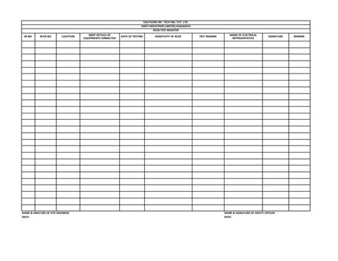 Rccb Test Format Blank Pdf