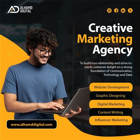 Transform Your Brand With Creative Marketive Agency Alhamd Digital