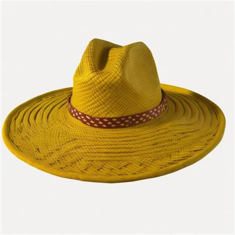 Premium Ai Image Straw Hat Generative Ai