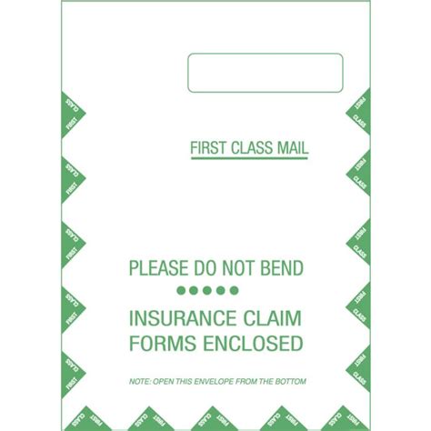 Hcfa Compatible Envelope 9 X 12 United Ad Label