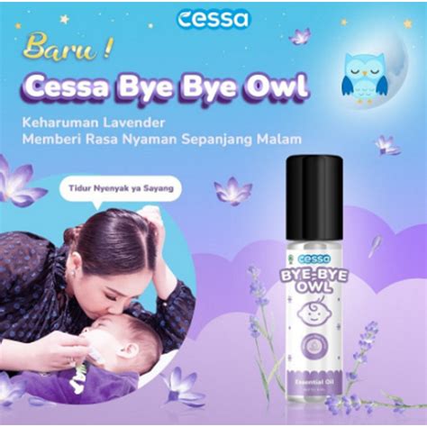 Jual Cessa Bye Bye Owl Ungu Md Shopee Indonesia