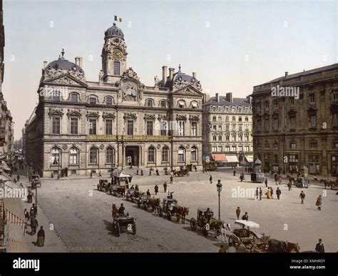 The Place Des Terreaux In Lyon France Is A Historical Public Square