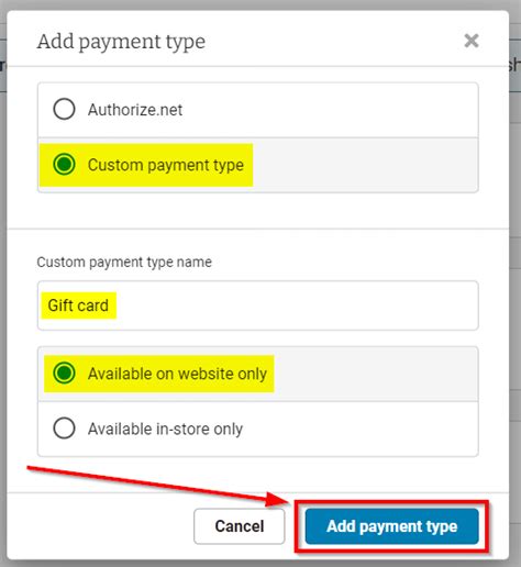 Adding Custom Payment Methods