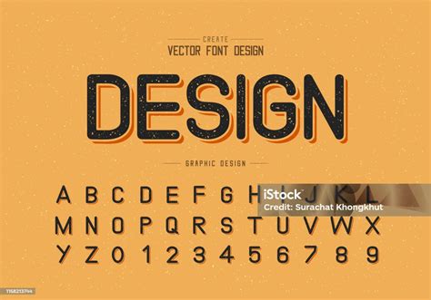 텍스처 글꼴 및 알파벳 벡터 서체 문자 및 숫자 디자인 그런 지 배경에 그래픽 텍스트 3차원 형태에 대한 스톡 벡터 아트 및 기타 이미지 3차원 형태 교육 그래픽