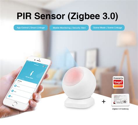 Infrared PIR Sensor Battery Powered Zigbee APP Control