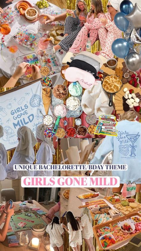 Girls Gone Mild Bachelorette Theme In 2025 Bachelorette Themes Bachelorette Sleepover