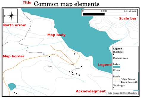 Main Elements Of A Map Main Elements Of A Map