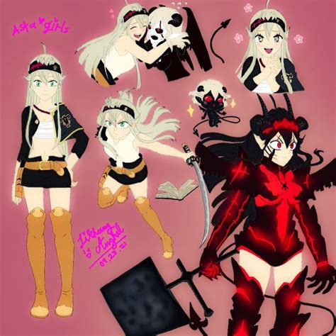 Pin De Sky Queen En Black Clover Female Asta Personajes De Anime