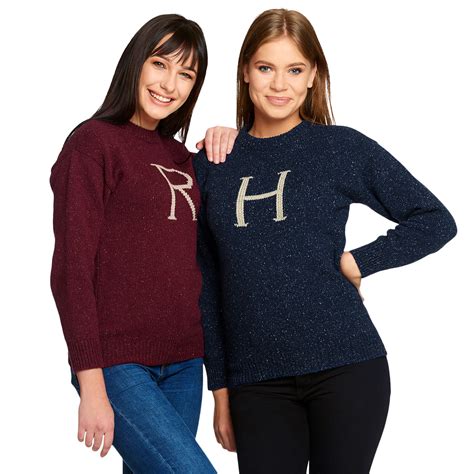 Harry Potter H For Harry Knitted Sweater Blue Elbenwald